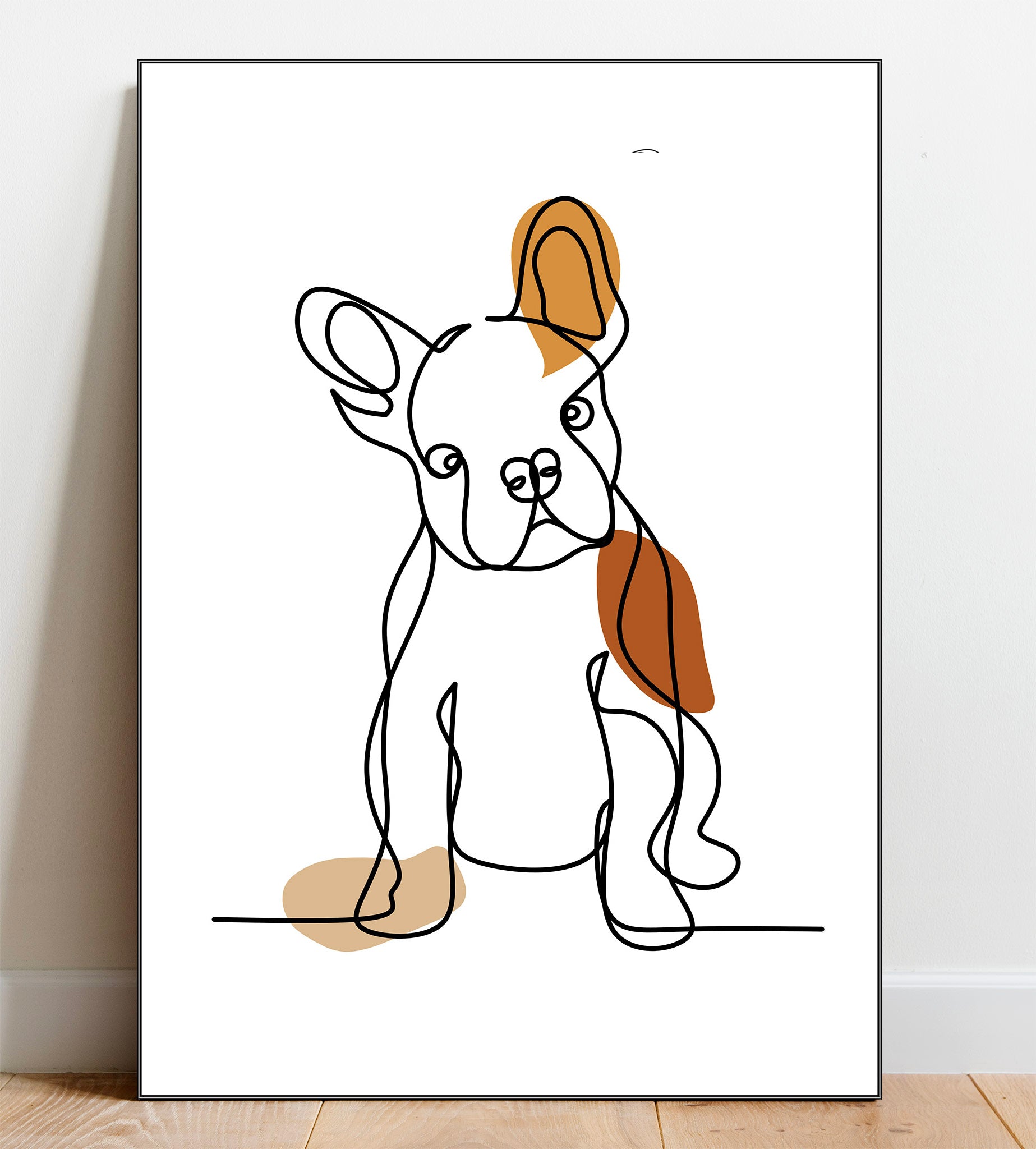 Custom Abstract Pet Portrait – Poster and Paw